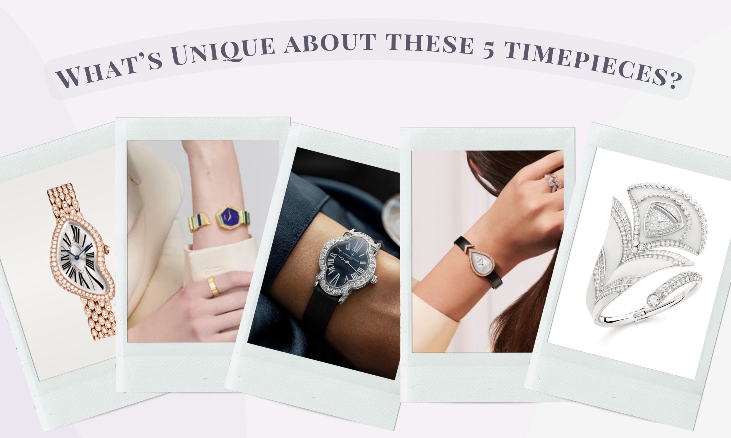 What’s Unique about these 5 Timepieces? - Just a minute, ma'am | Jamm